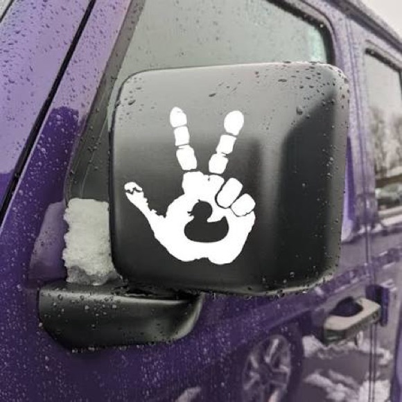 Wall Decor | Jeep Sticker With Peace Sign Decal | Poshmark